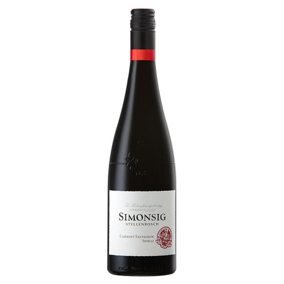 Red wine: Simonsig Estate Cabernet Sauvignon / Shiraz – Wijnbox.nl